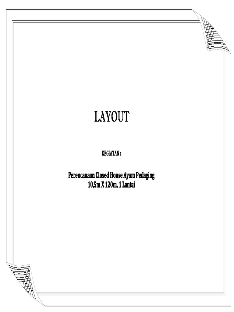 Layout Closed House | PDF