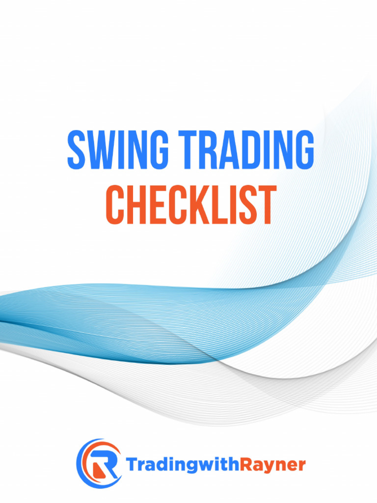 Edit Swing Trading Checklist | PDF | Market Trend | Order (Exchange)