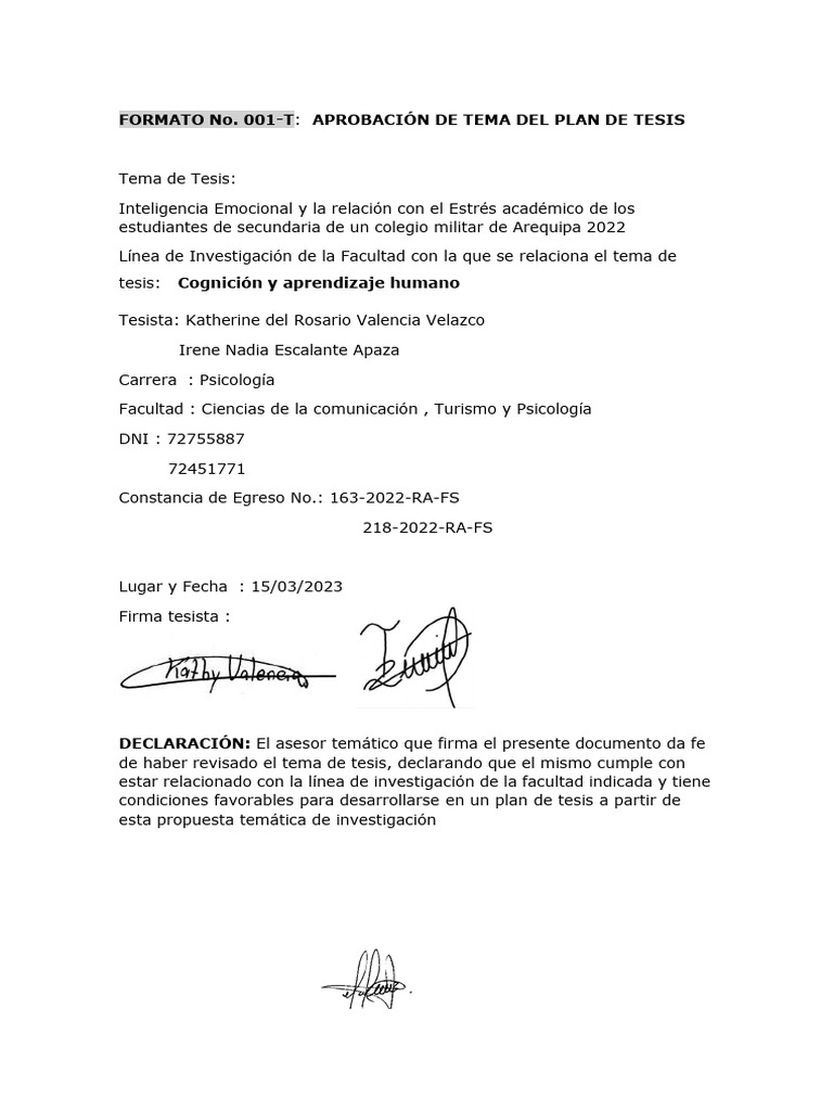 Formato 001-Katherine Valencia e Irene Escalante | PDF