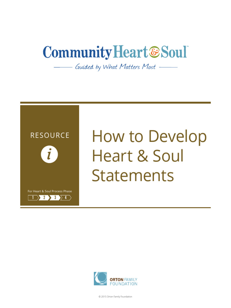 Develop Heart Soul Statements | PDF