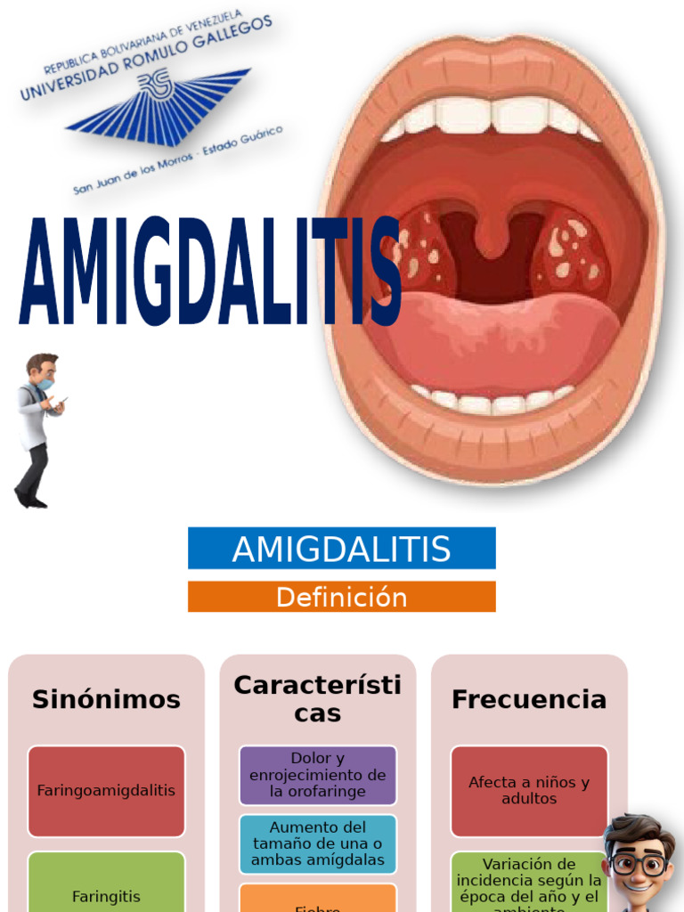 Presentación Amigdalitis | PDF