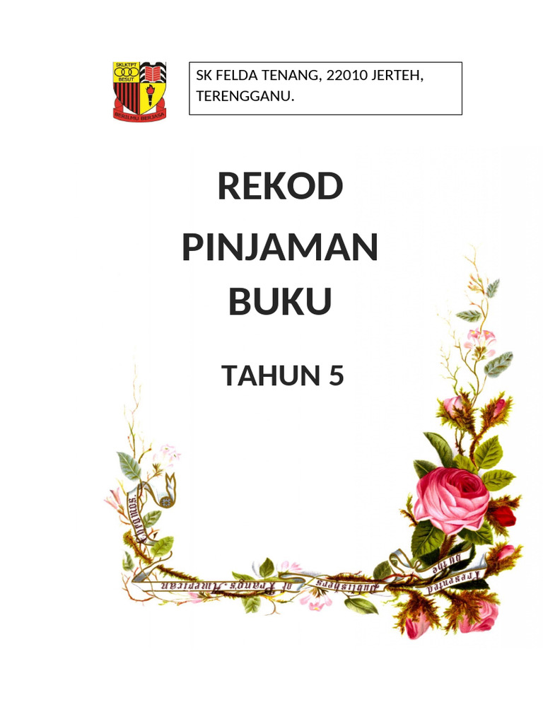 Cover Depan Rekod Tugasan | PDF