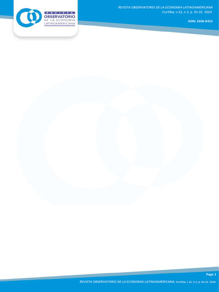 Eva Da Silva Alves: Revista Observatorio de La Economia Latinoamericana ...