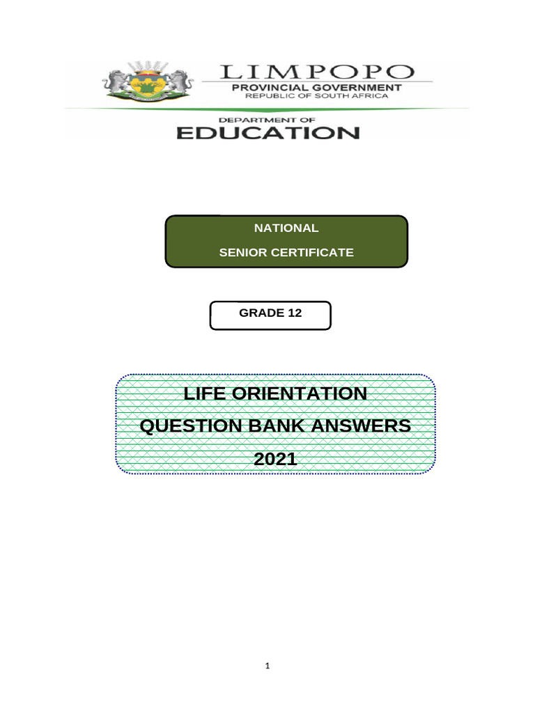 Grade 12 Question Bank Answers Pdf