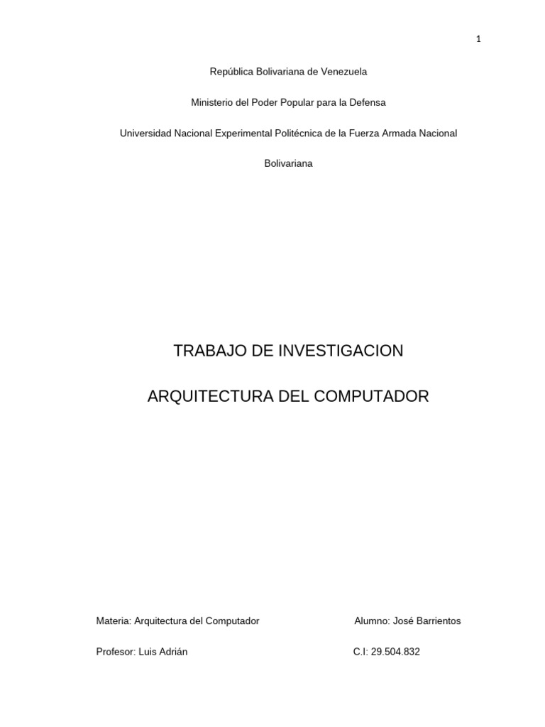 Trabajo Final Arq Comp José-Gabriel-Barrientos-Rojas-17-06-24 | PDF