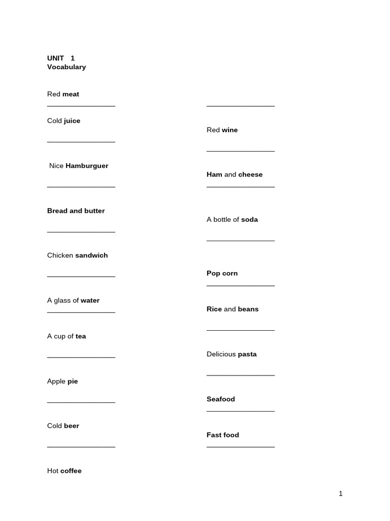 INGLÊS NO VERBO 1 A 6 | PDF