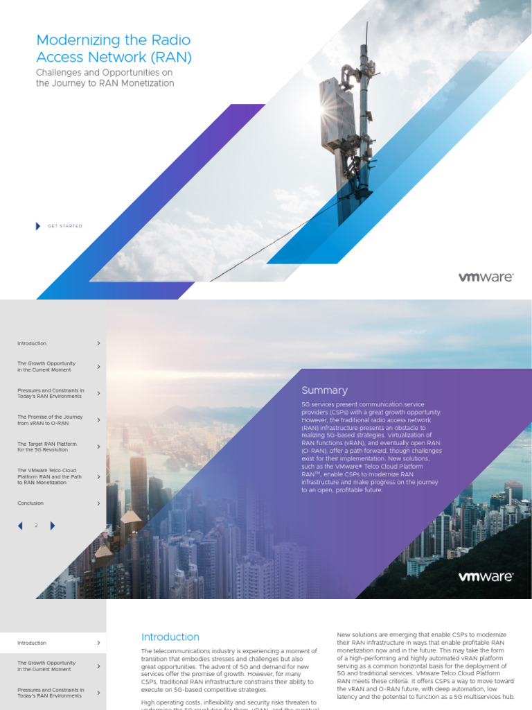 VMW So Telco Cloud Ran 26.67x15in 101 Web | PDF