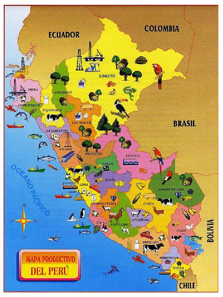 Mapa Actividades Economica Peru | PDF