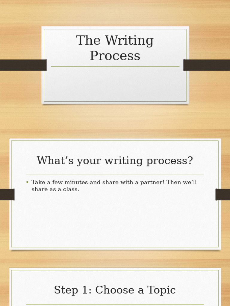 W5 GW The Writing Process | PDF