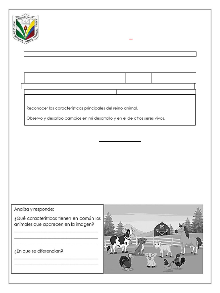 Guia Nº2 Ciencias Naturales - Grado 3 - Segundo Periodo | PDF