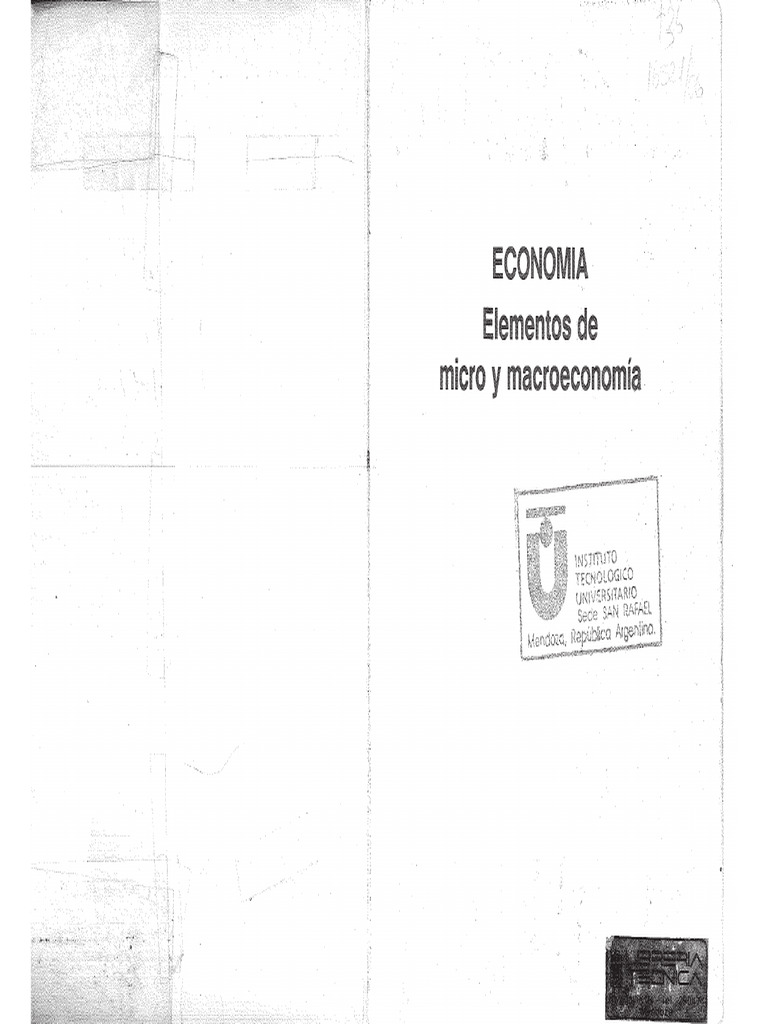 Economia Elementos de Micro y Macro Economía Beker | PDF