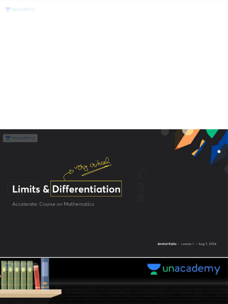 Limits Differentiation With Anno | PDF