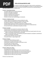 Modified Oswestry Disability Index SPANISH | PDF | Salud y bienestar