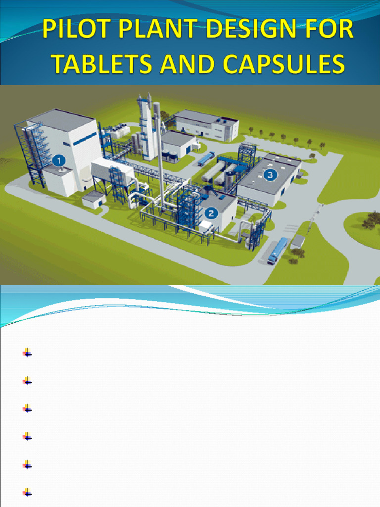 Pilot Plant Desig For Tablets and Capsules | PDF