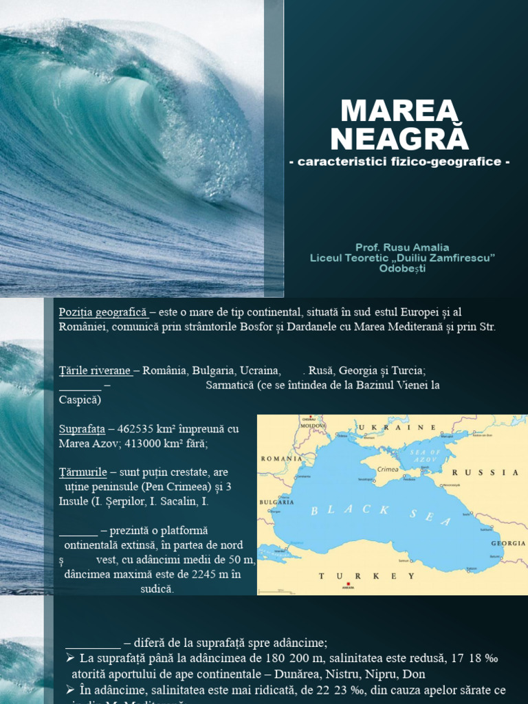 Marea Neagra o Mare Unica | PDF