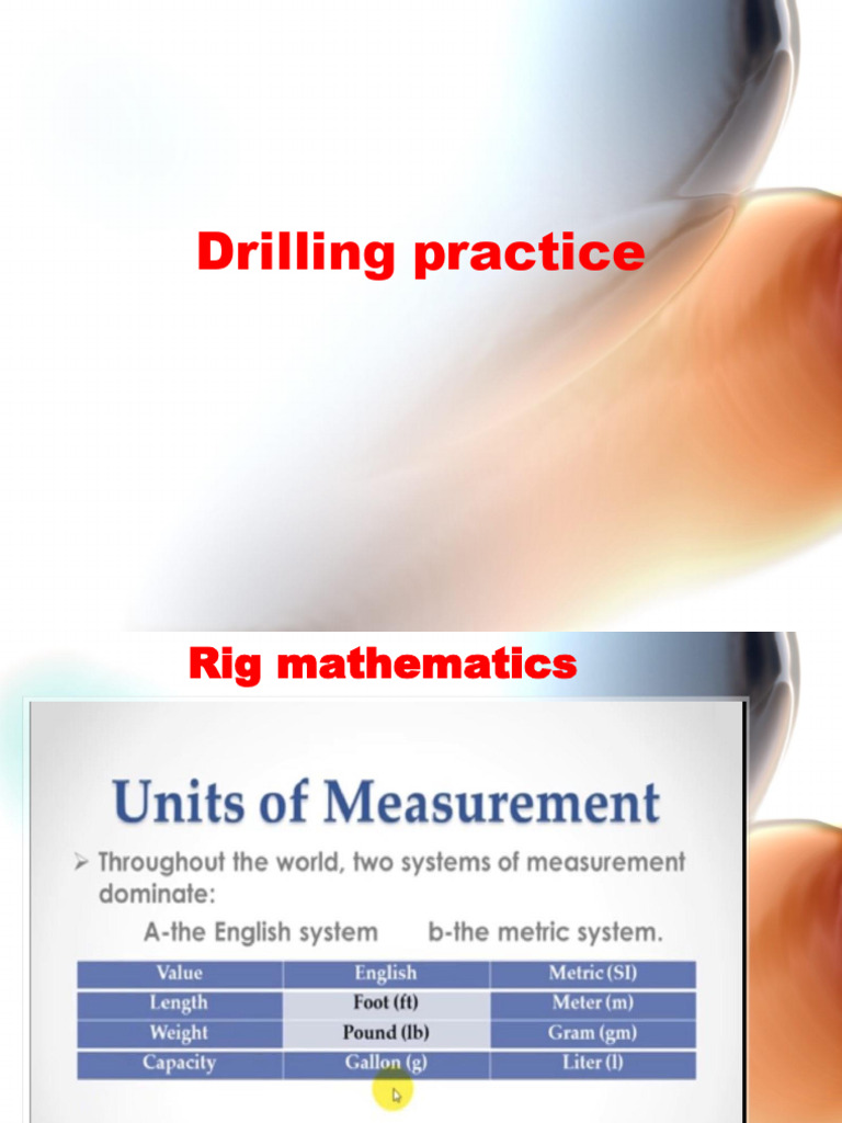 Drilling Practices Calculations | PDF
