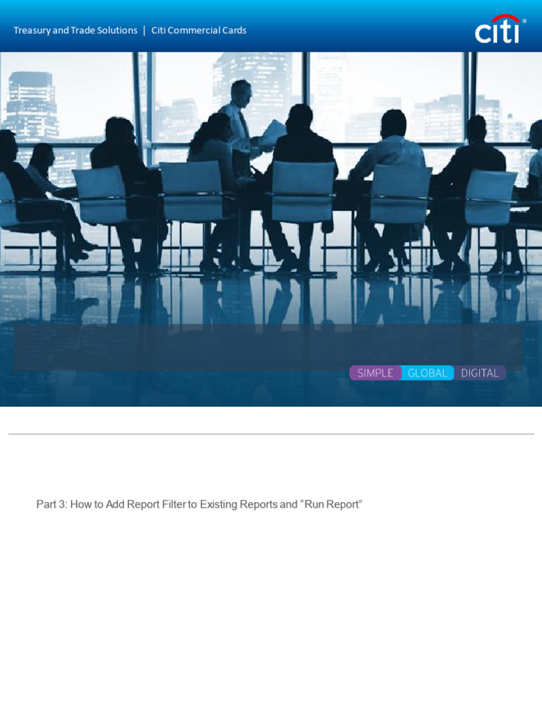 Program Administrator CitiManager Reporting Guide APAC | PDF