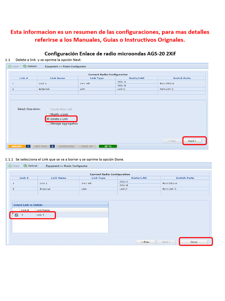 Configuracion Rapida SIAE-AGS-20_V2 | PDF
