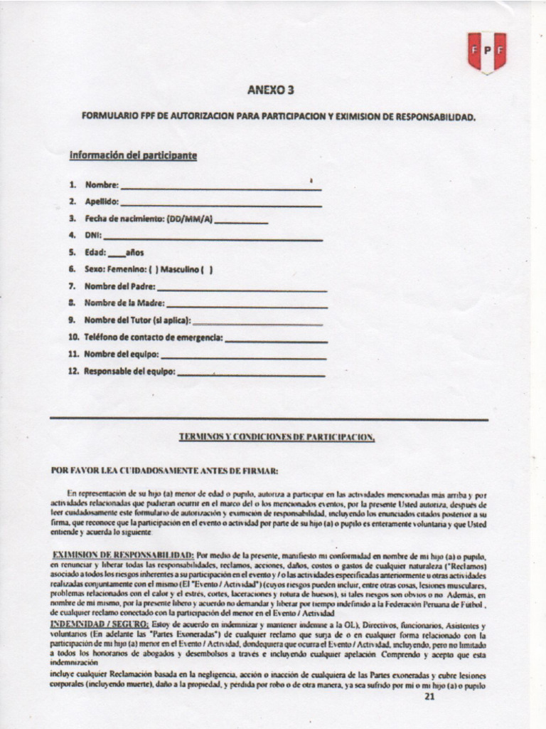 Anexo 3 Federativa | PDF