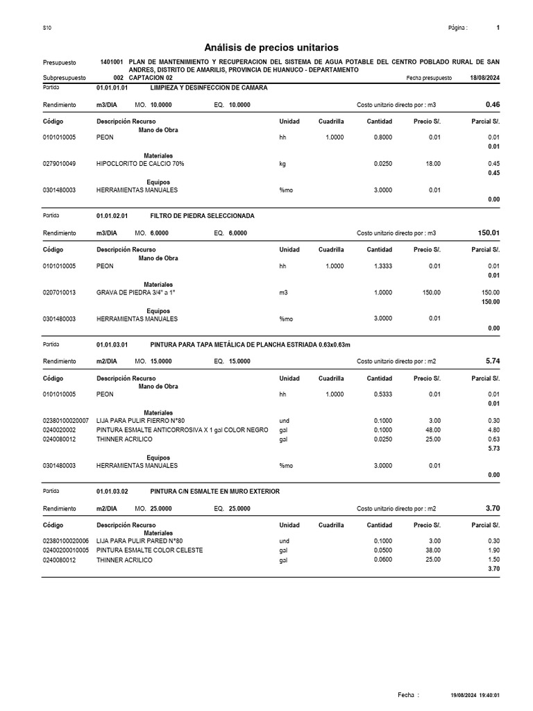 Acu Captacion 02 | PDF