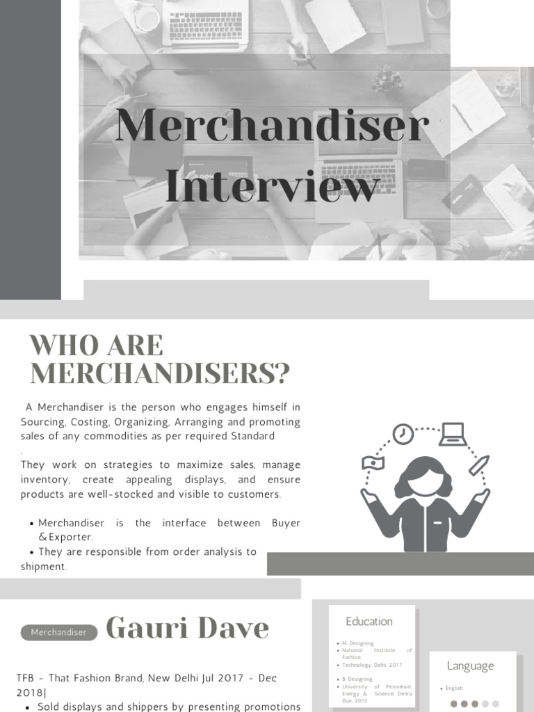 Merchandiser Interview | PDF