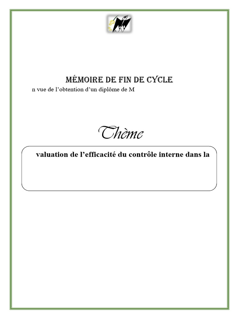 Memoire Final | PDF
