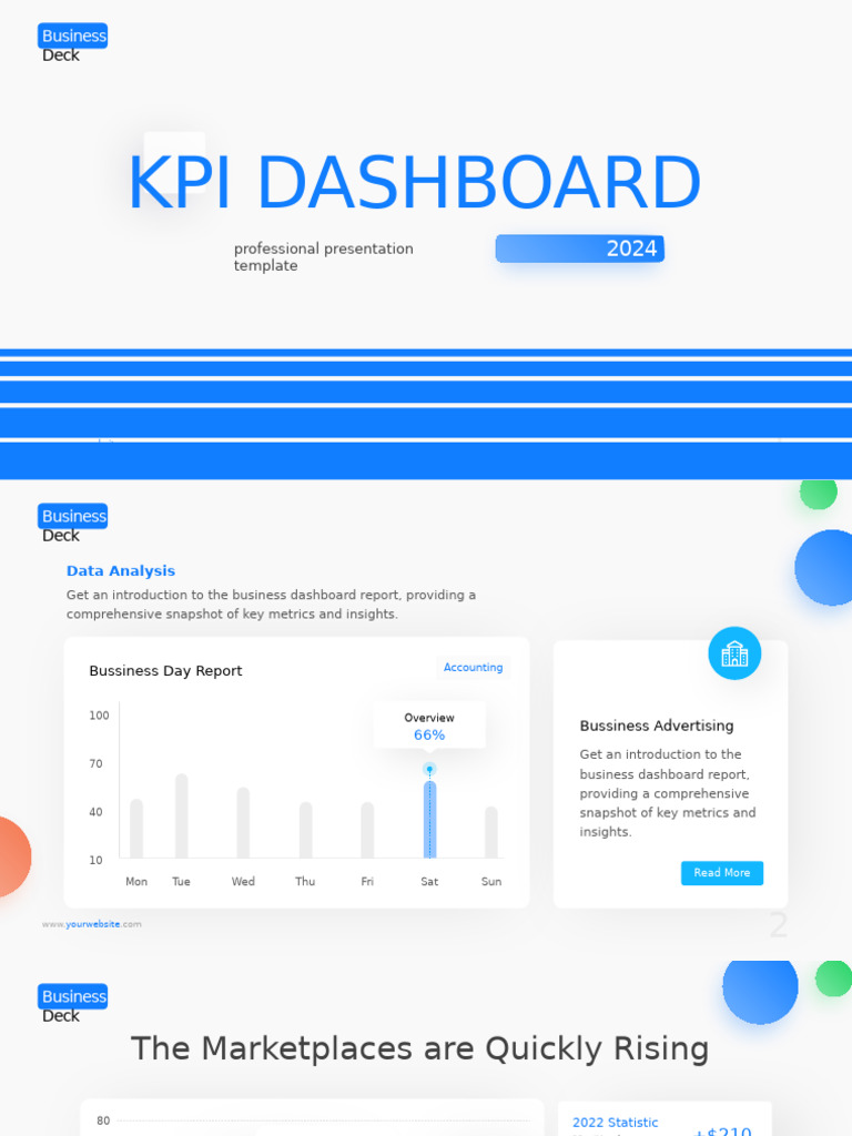 2024 - KPI Dashboard - Light | PDF