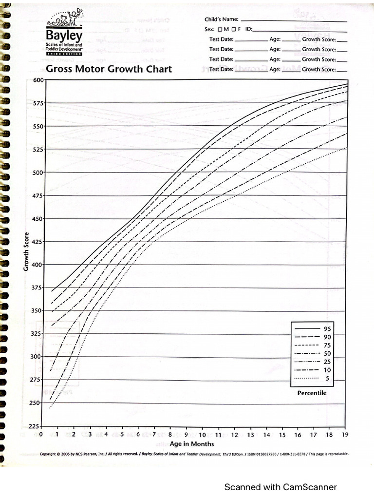 Gross Motor Growth Chart | PDF