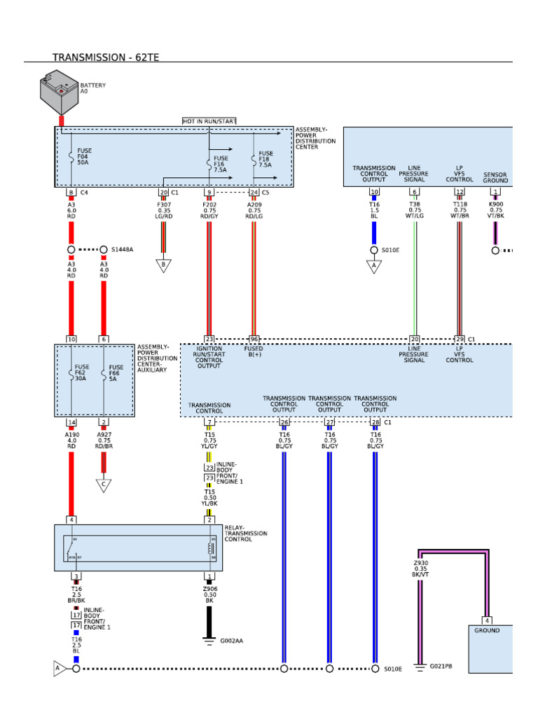 Diagrama TCM 62TE | PDF