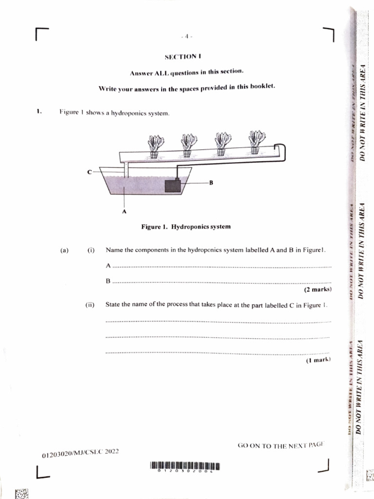 CSEC Agricultural Science 2022 Paper 2 | PDF