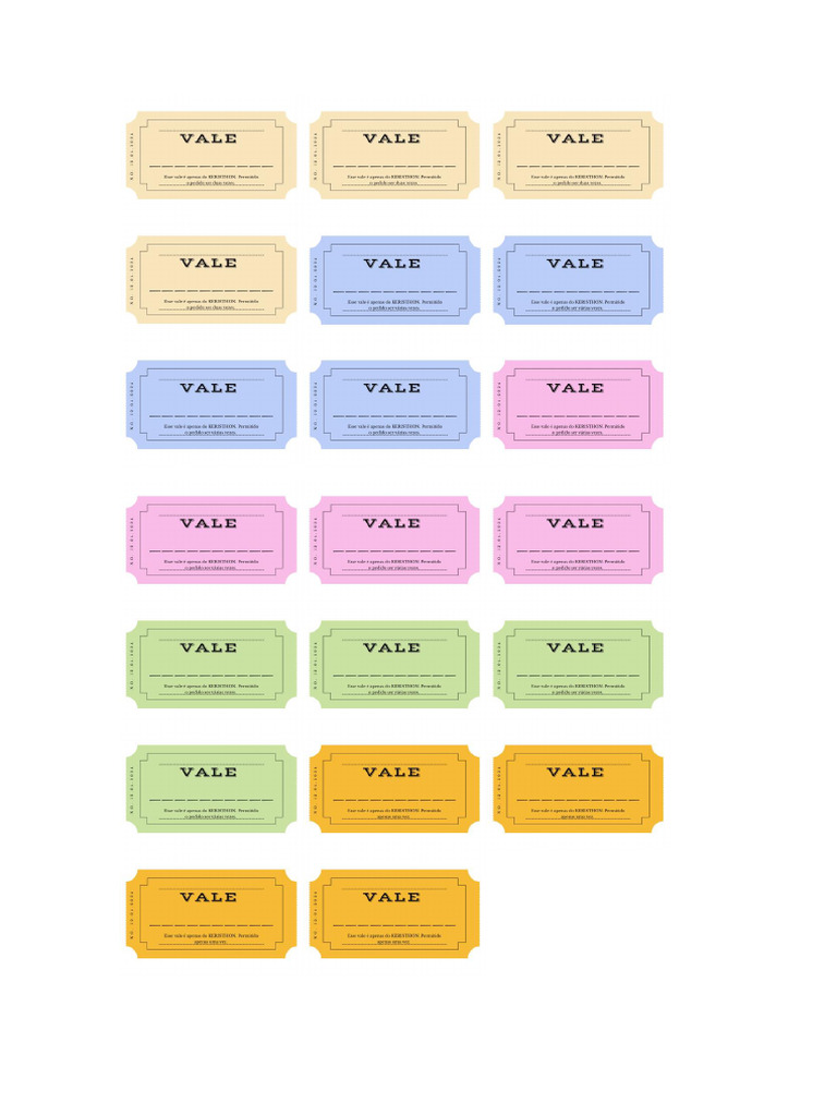 VALES | PDF