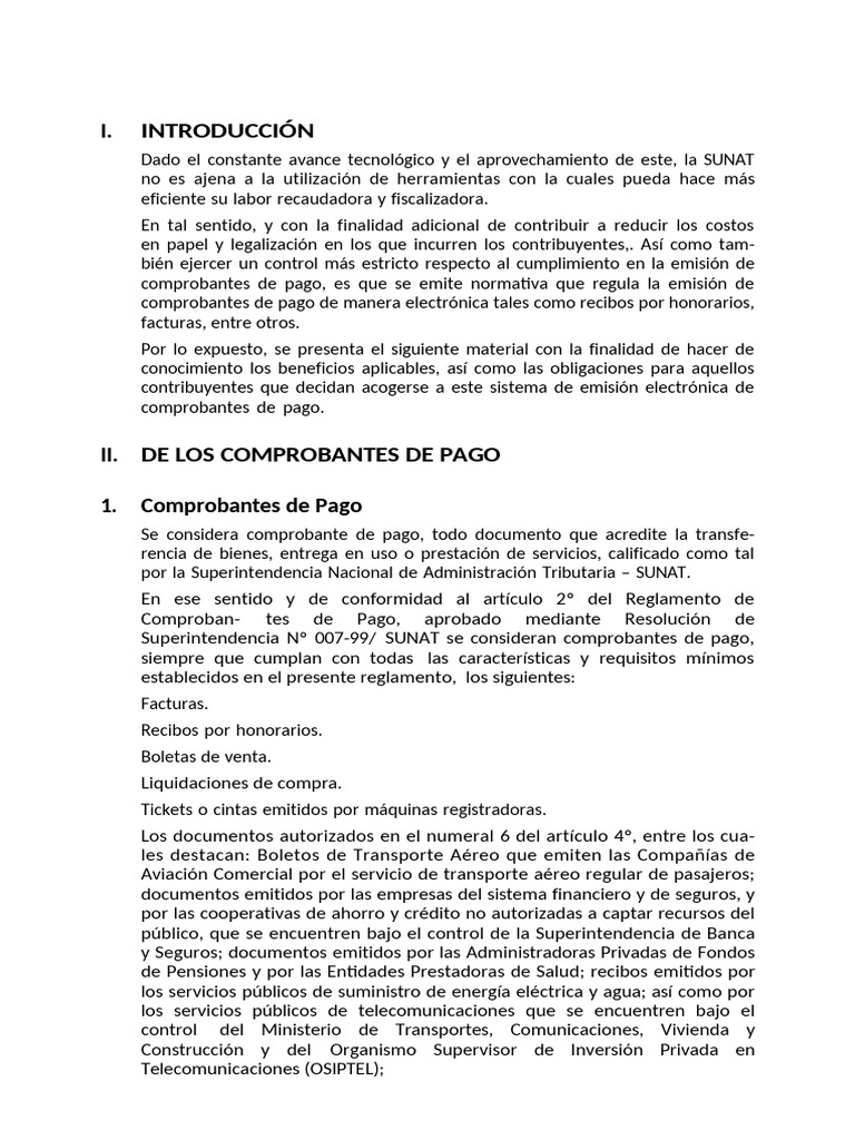 Comprobantes de Pagos Electronicos | PDF