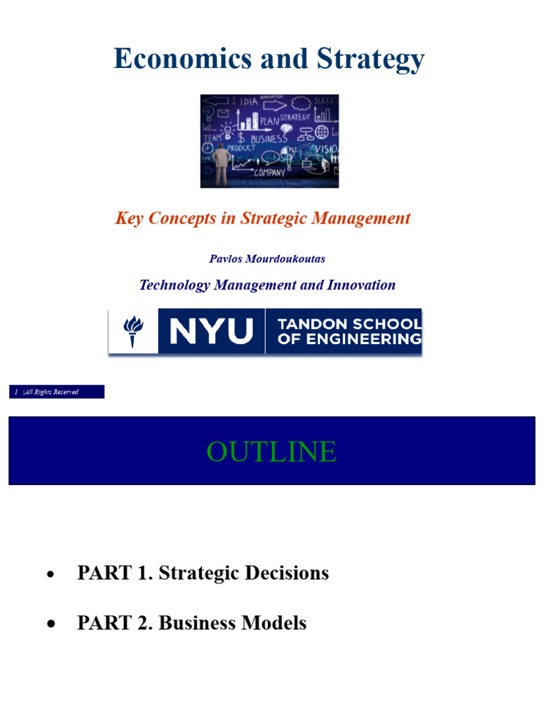 2 - Key Concepts in Strategic Management | PDF