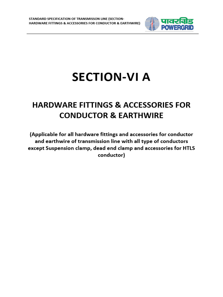 06 - 1 Section VI A Hardware Fittings Clamp and Accessories For ...