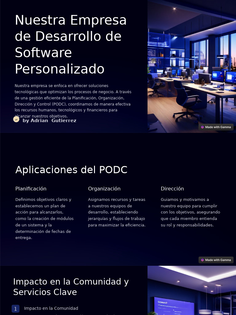 Nuestra Empresa de Desarrollo de Software Personalizado | PDF