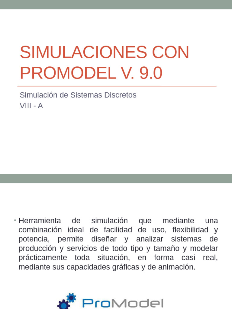 13 y 14. - SIMULACION CON PROMODEL | PDF | Simulación | Hogar ...