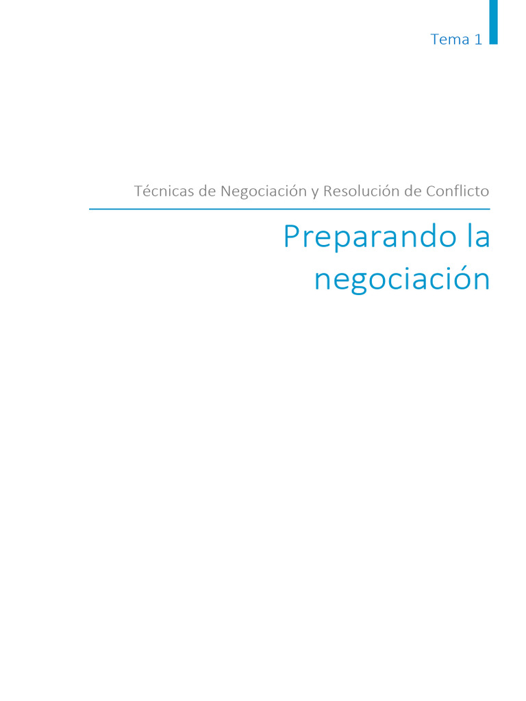 Negociacion | PDF