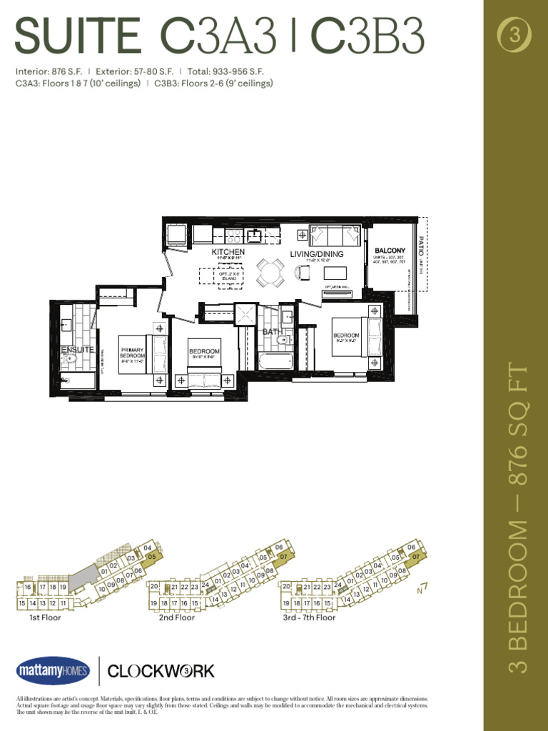 CLOCKWORK 3 FloorPlans FINAL | PDF