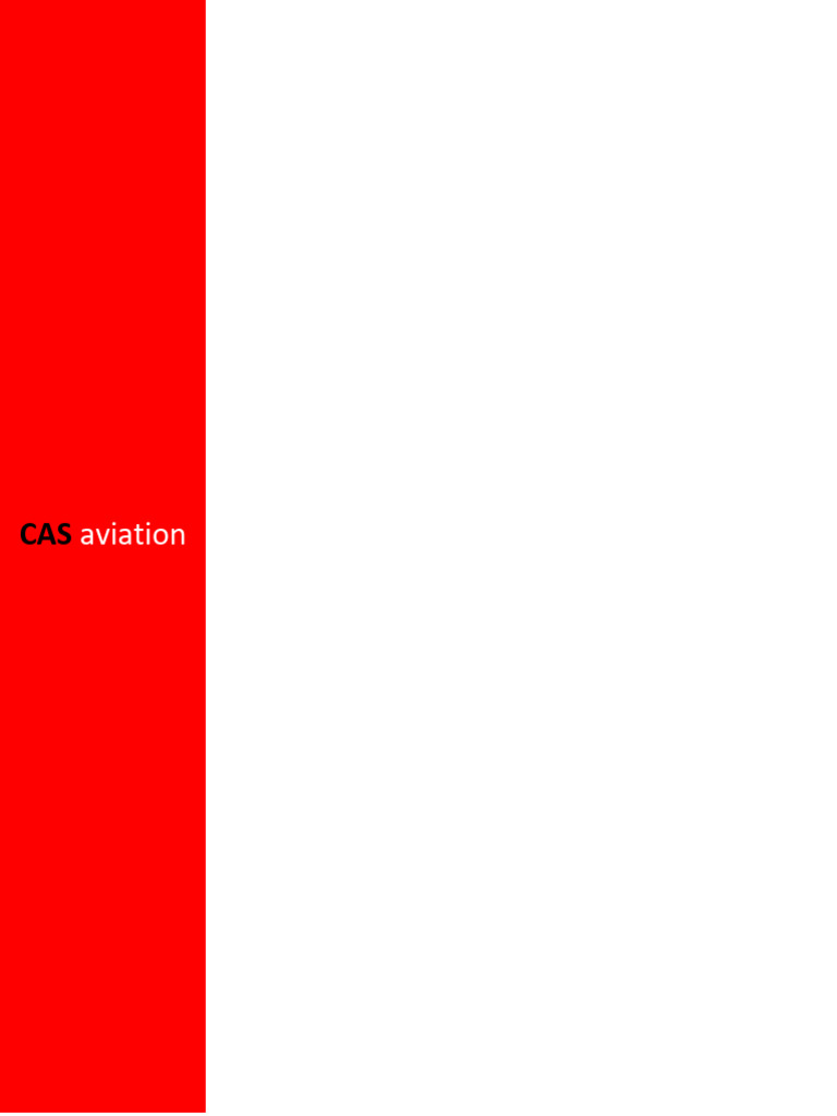 CAS Aviation Certification Trace Standards | PDF