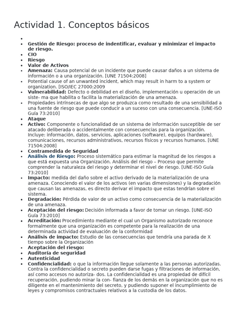 Actividad 1 Concepto Basico | PDF