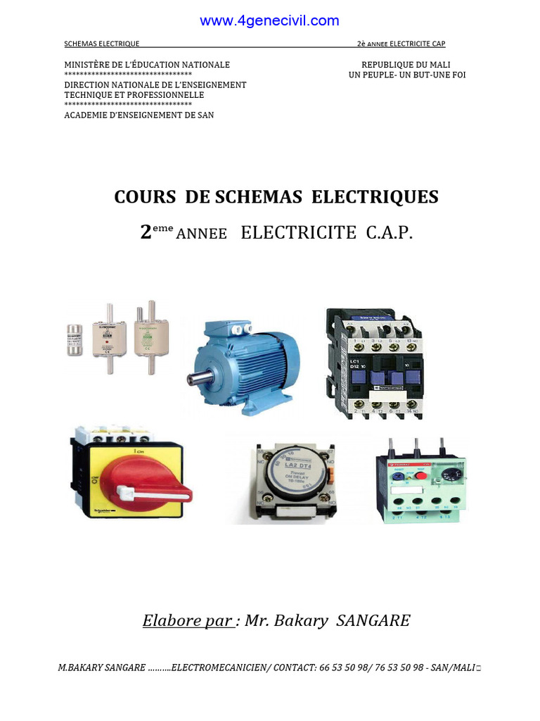 Cours de Schemas Electriques | PDF