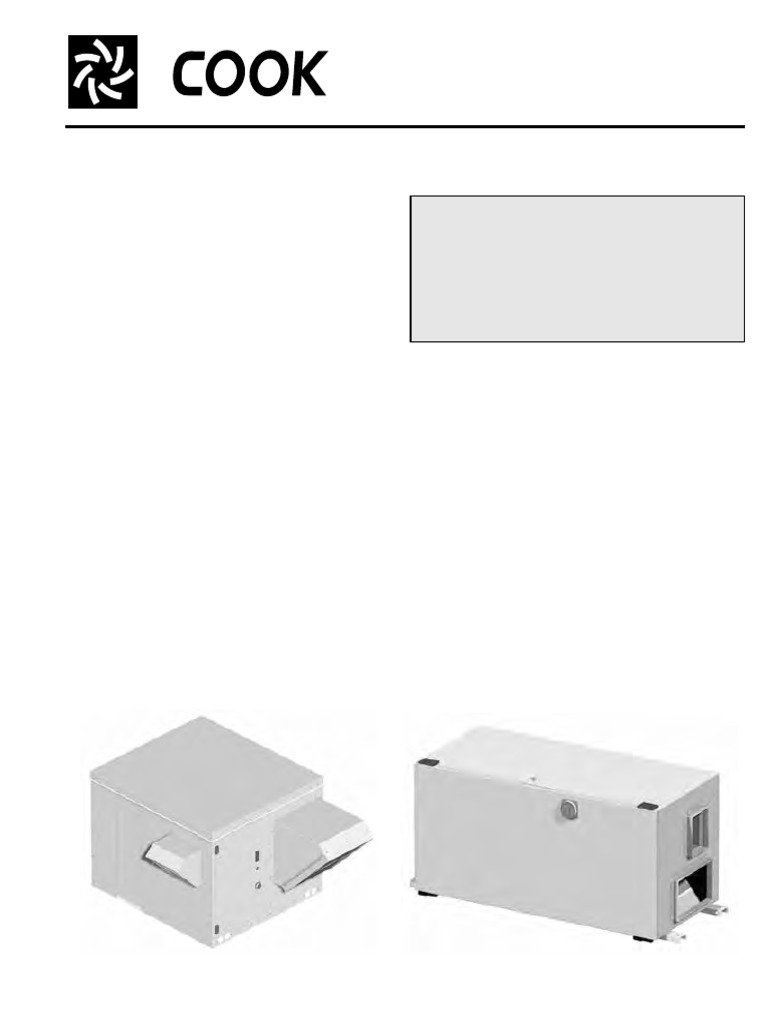 Cook ERV - IOM | PDF