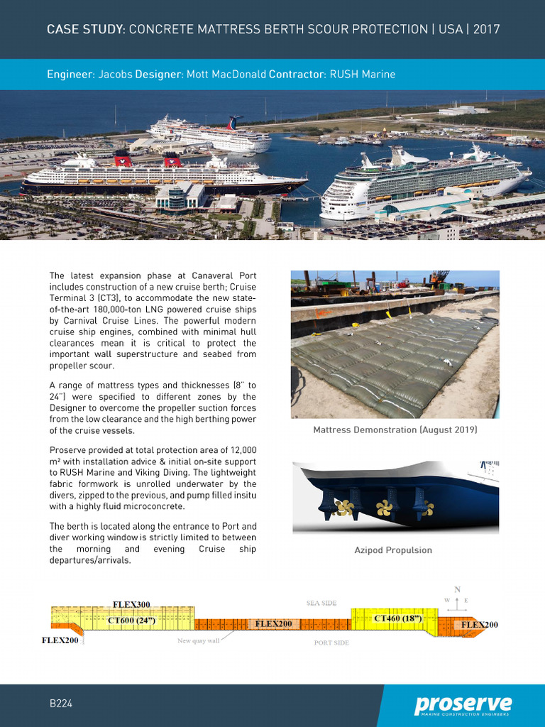 Port Canaveral Scour Protection | PDF