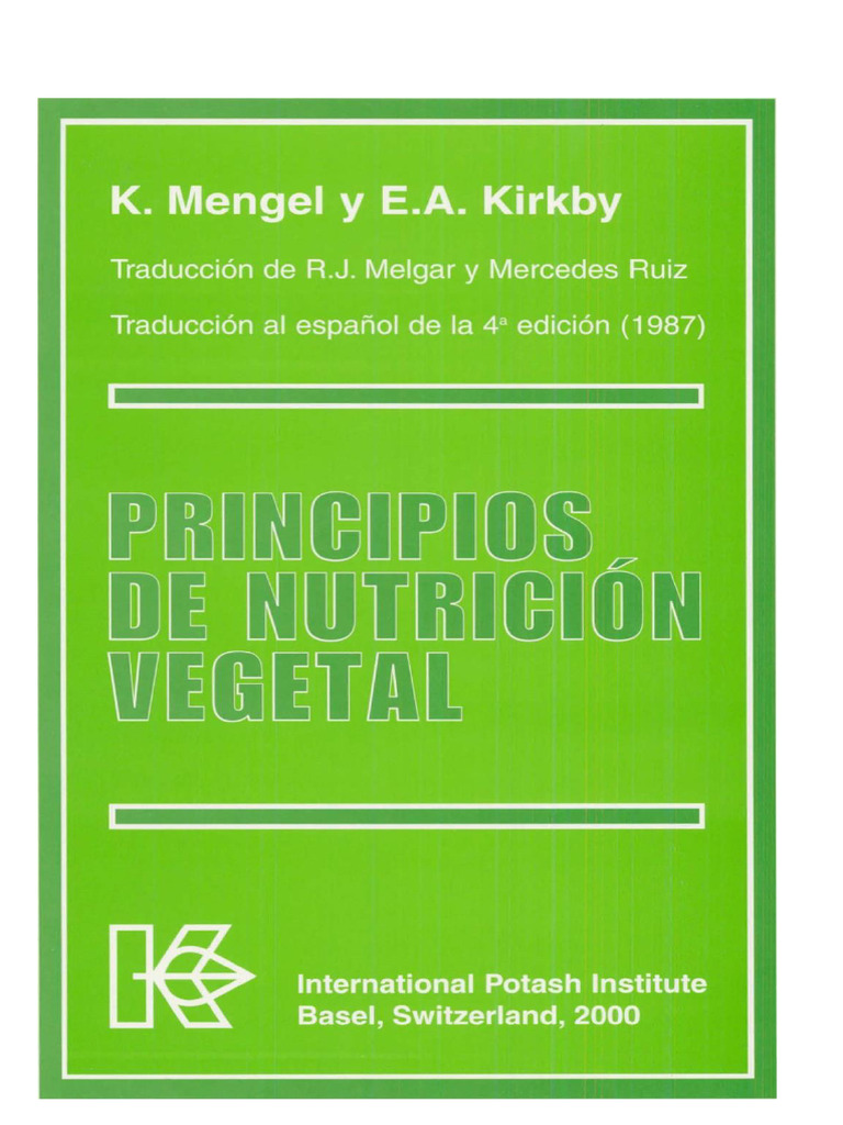 Principios de Nutricion Vegetal | PDF