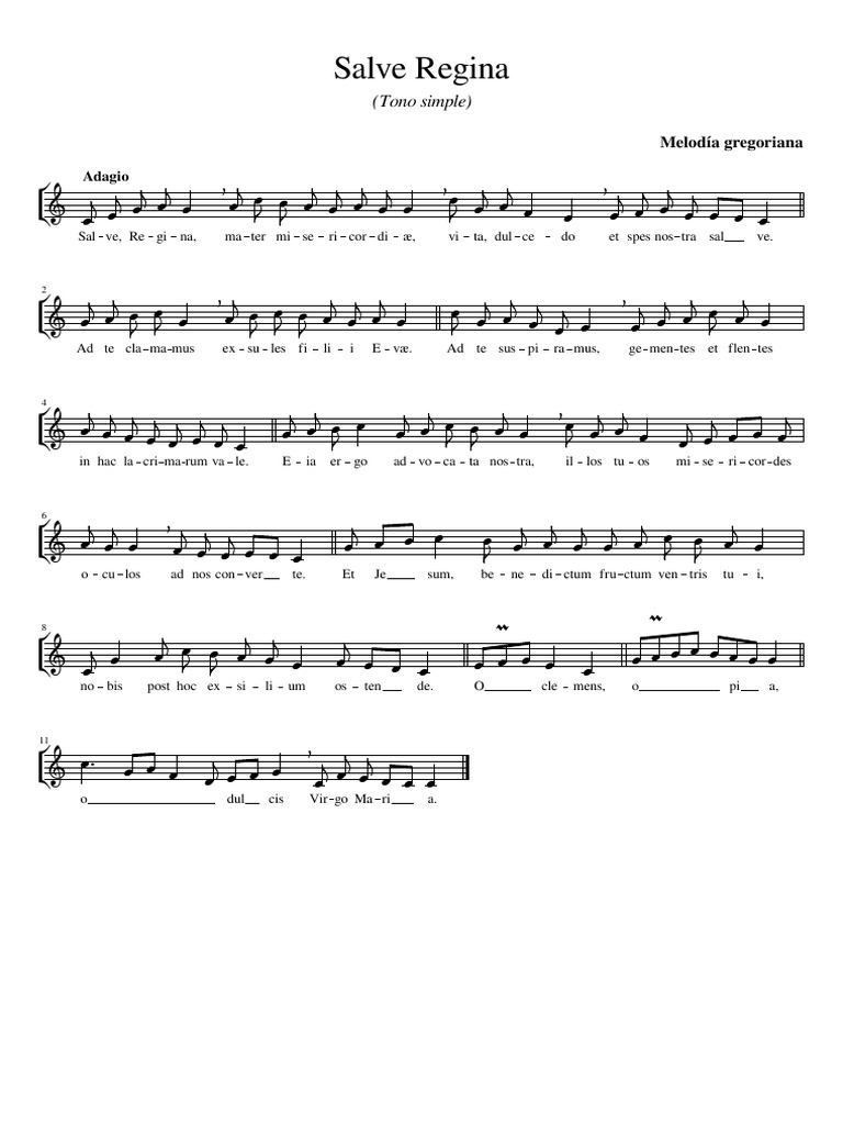 Salve Regina | PDF