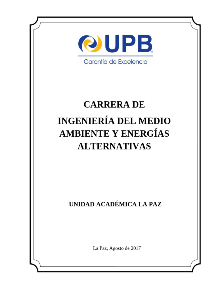 Proyecto IMAE 2018 (La Paz) | PDF