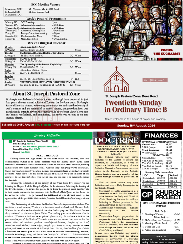 20th Sunday OT, B | PDF
