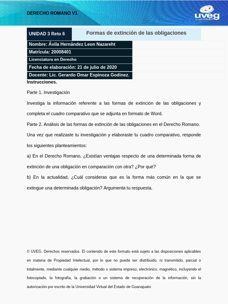 Ávila Leon R6 U3 | PDF | Pagos