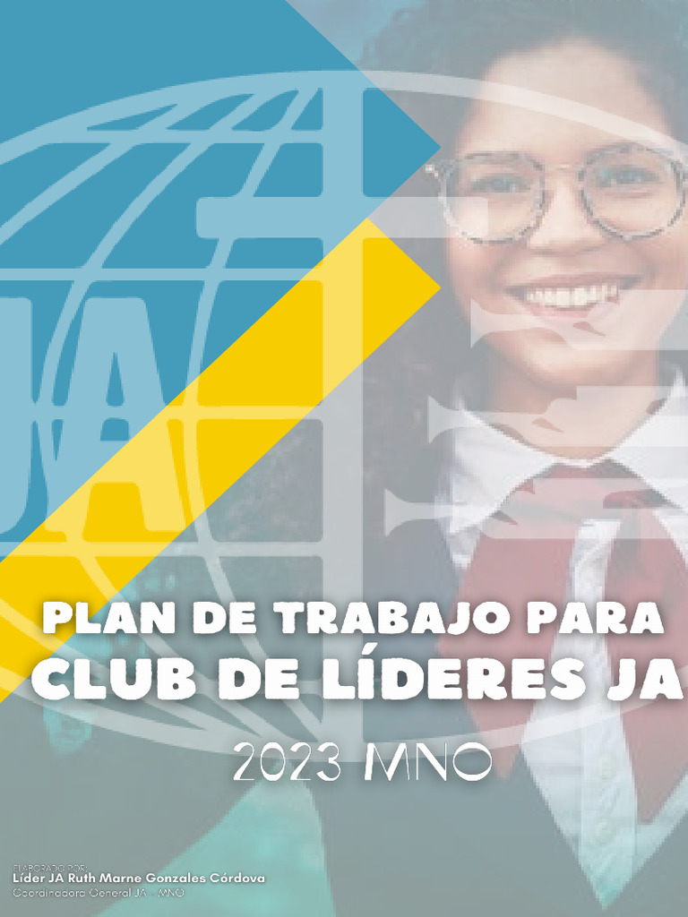 Plan de Trabajo Club de Lideres JA 2023 - MNO | PDF