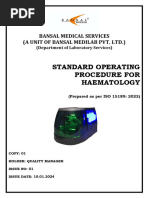 Sebia Capillarys 3 OCTA | PDF | Glycated Hemoglobin | Chemistry